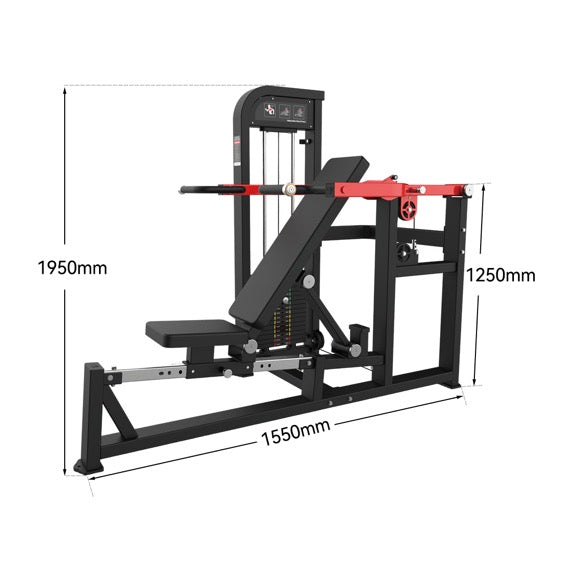 Preorder Pin-Loaded Chest & Shoulder Multi Press Machine – Oli Joy Fitness