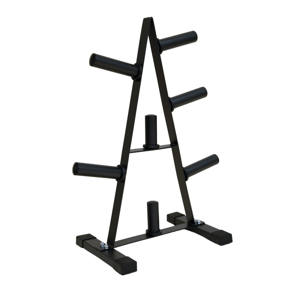 Olympic Weight Plates Storage Tower – Black – Oli Joy Fitness