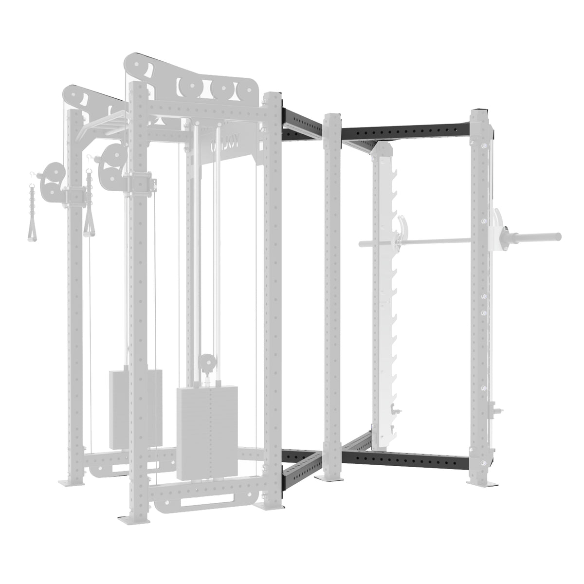 L Shape Junction Bar Support – Modular Power Rack Beam – Oli Joy Fitness