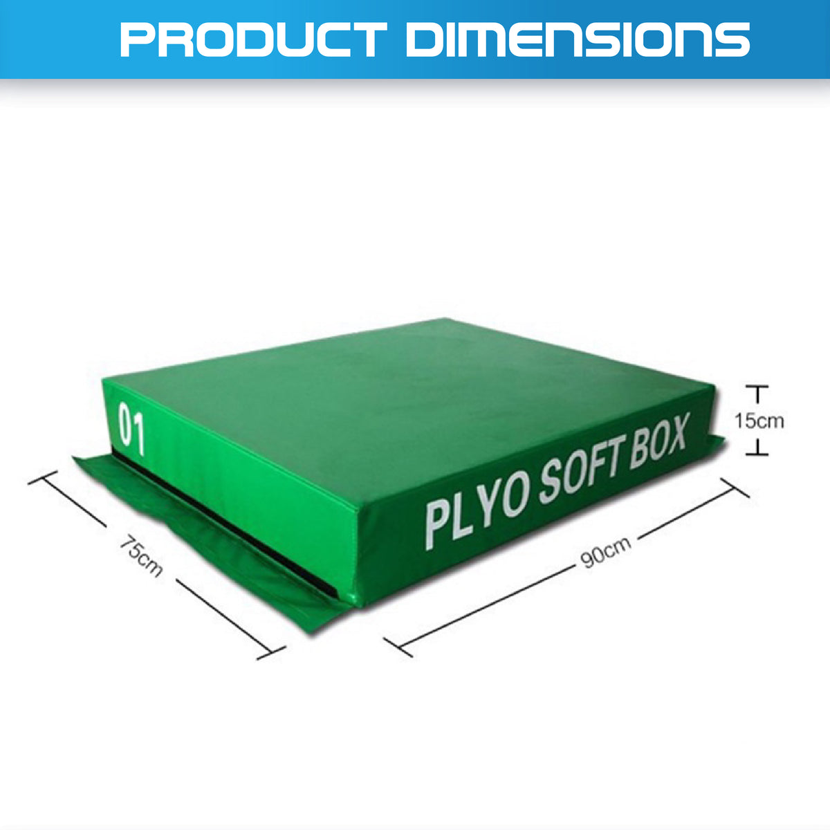 Soft Foam Plyometric Jump Boxes – 4 Stackable Sizes